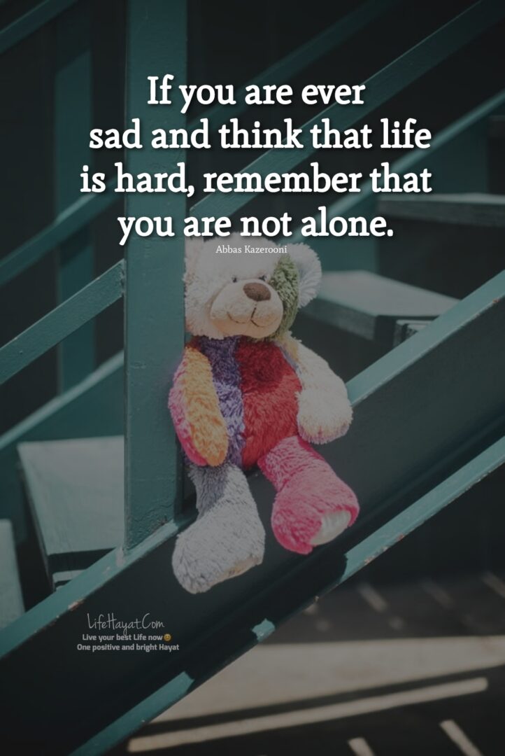 You Are Not Alone Quotes - Best Life Hayat